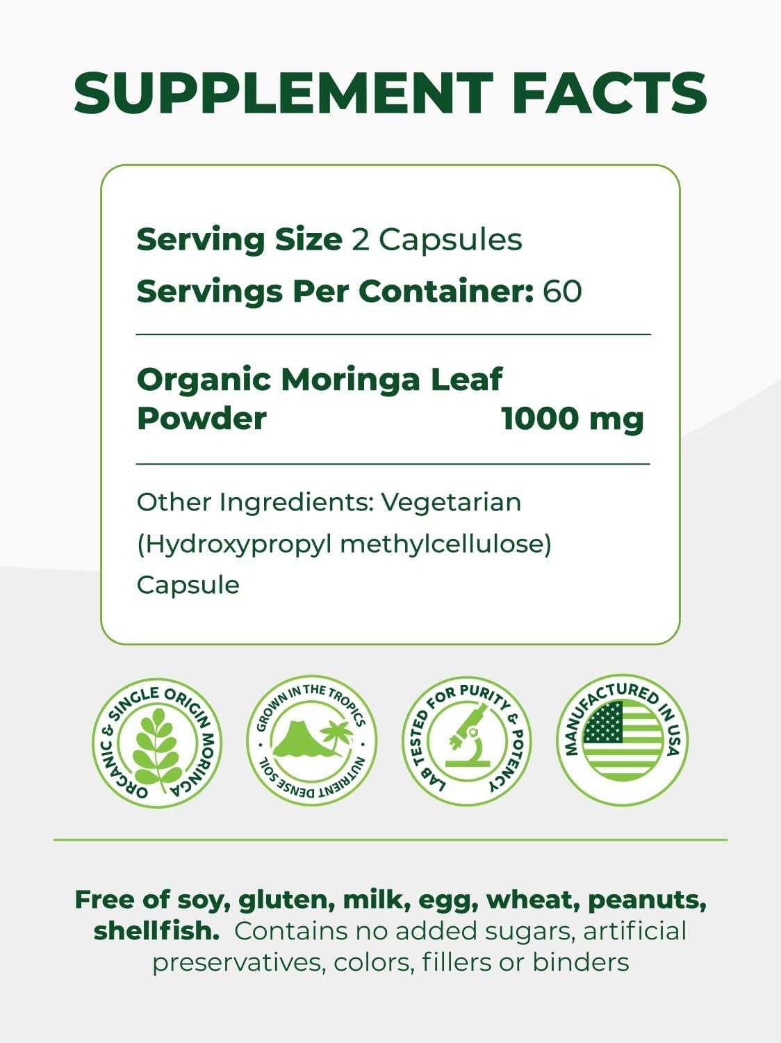 moringa capsules for daily nutrition