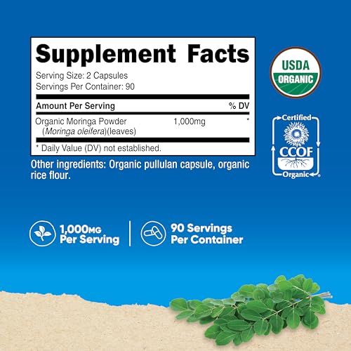 Moringa capsules for daily wellness