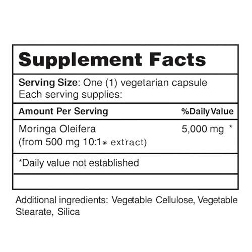 Moringa capsules for daily wellness