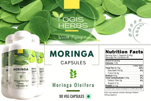 Moringa capsules for daily wellness