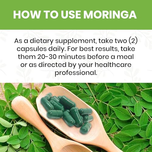 Moringa capsules for digestive support