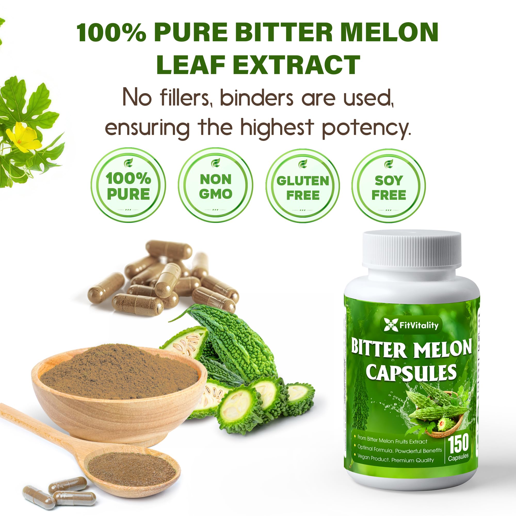 Moringa capsules for energy boost