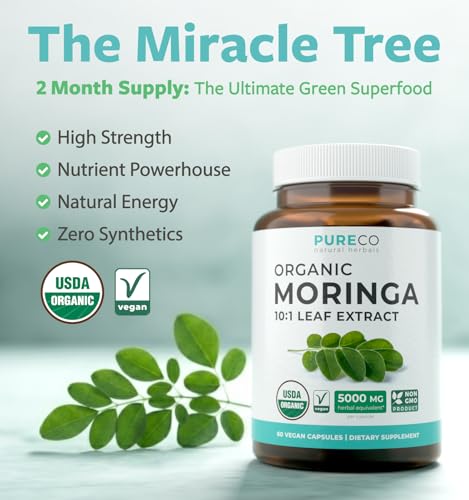 Moringa capsules for energy boost