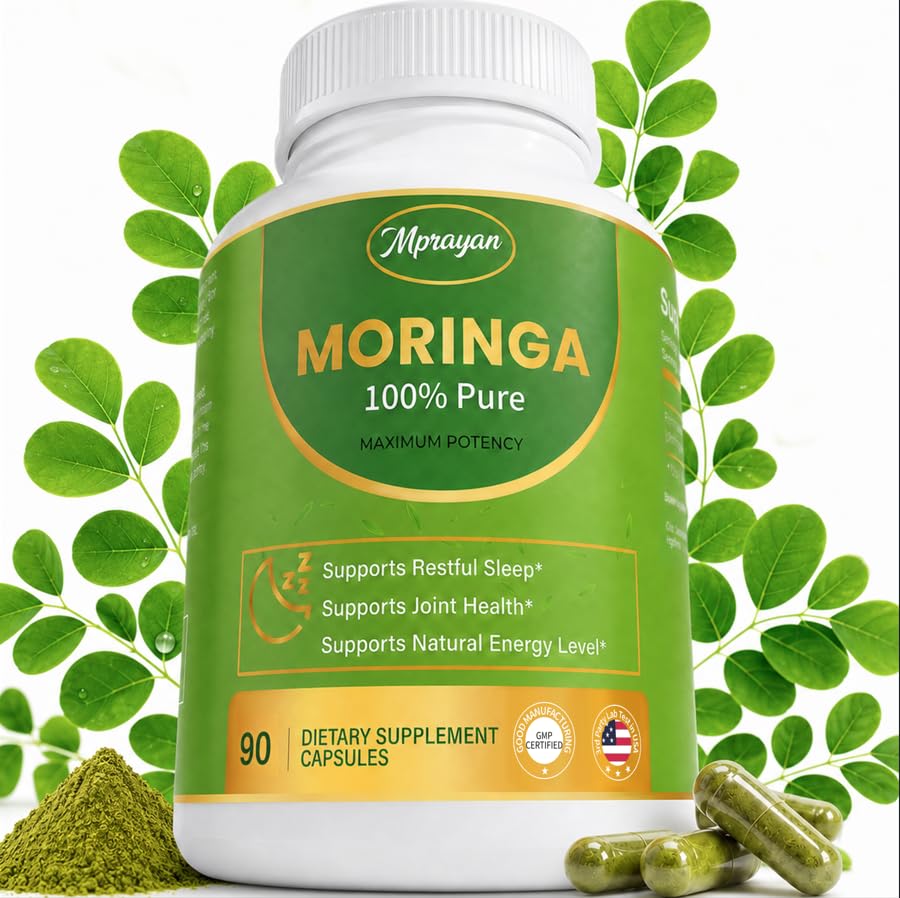 Moringa capsules for energy boost