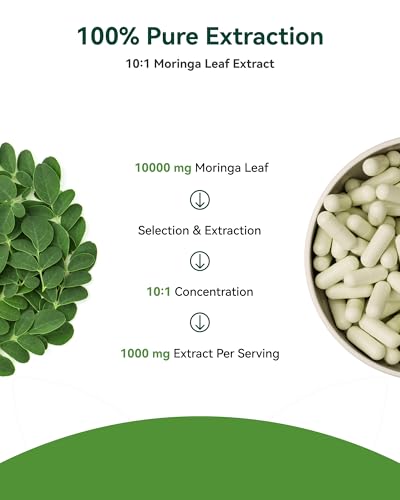 Moringa capsules for enhanced vitality
