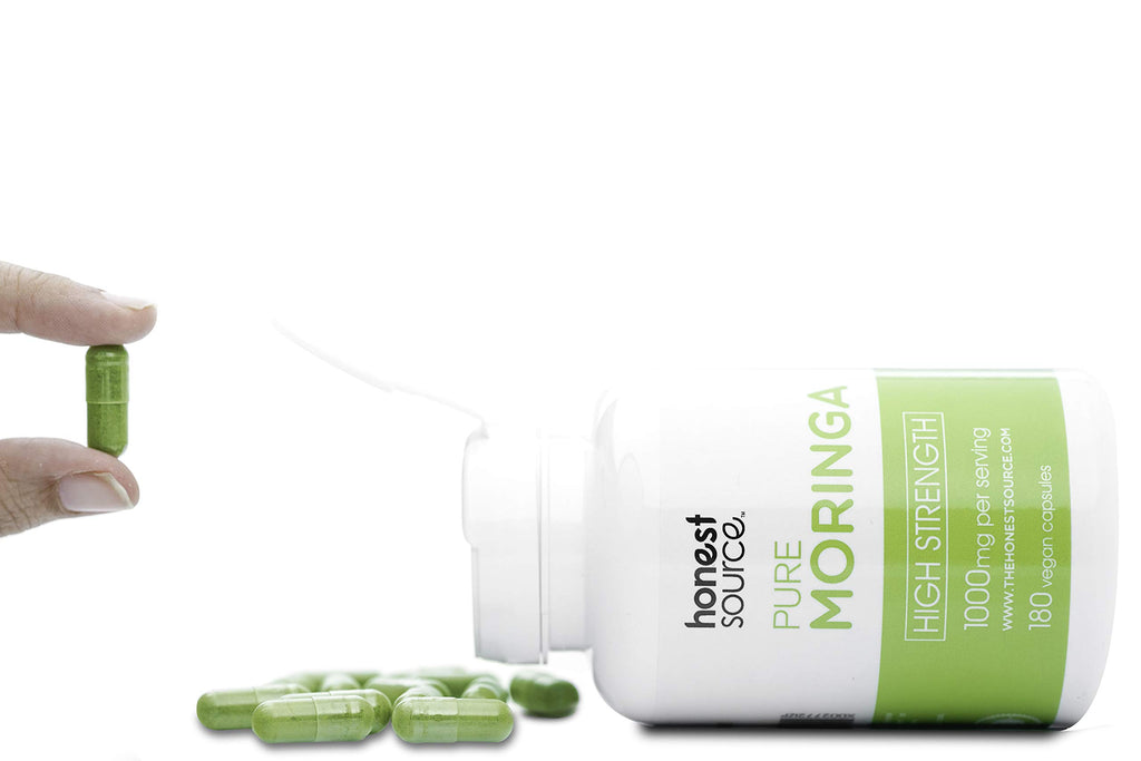 Moringa capsules for healthy digestion
