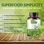 Moringa capsules for healthy lifestyle