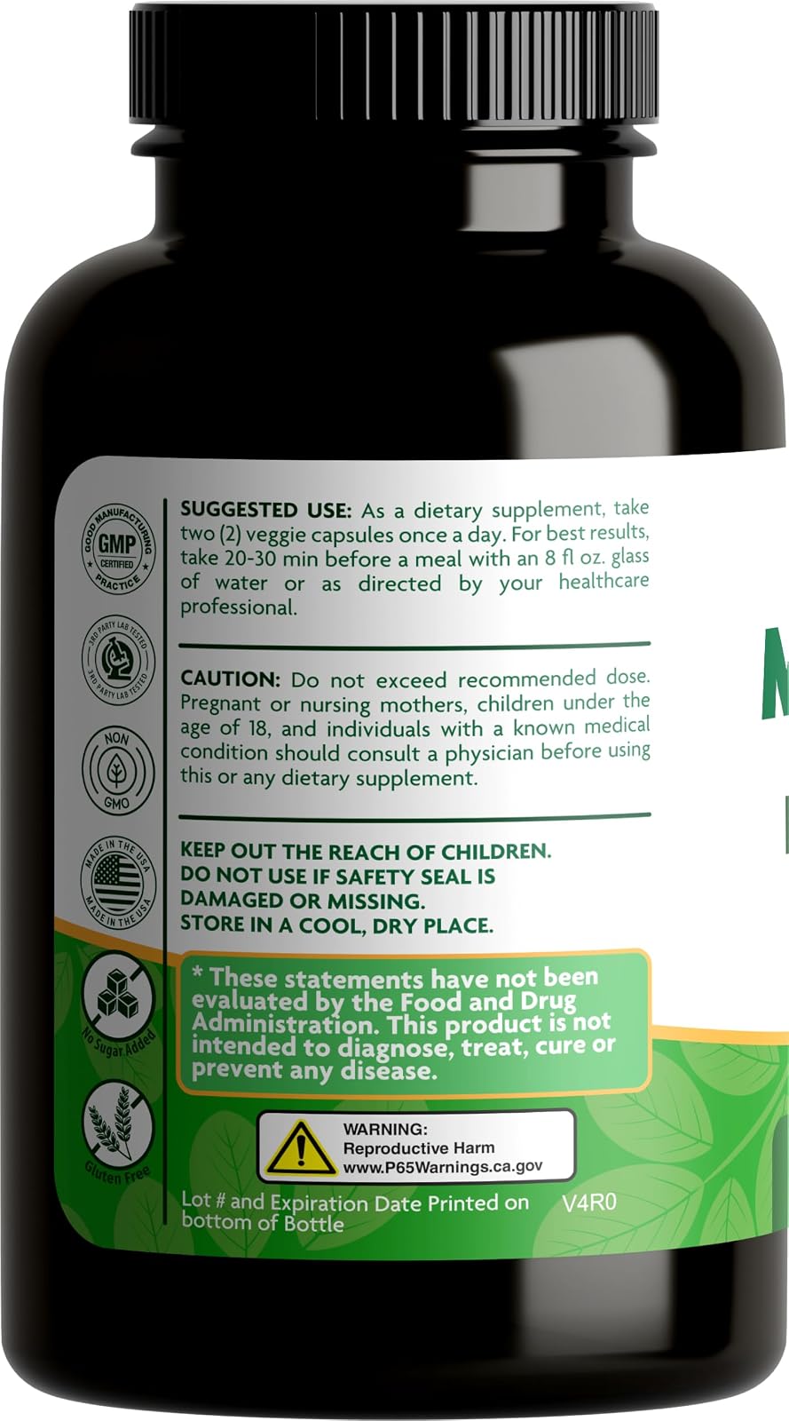 Moringa capsules for healthy lifestyle