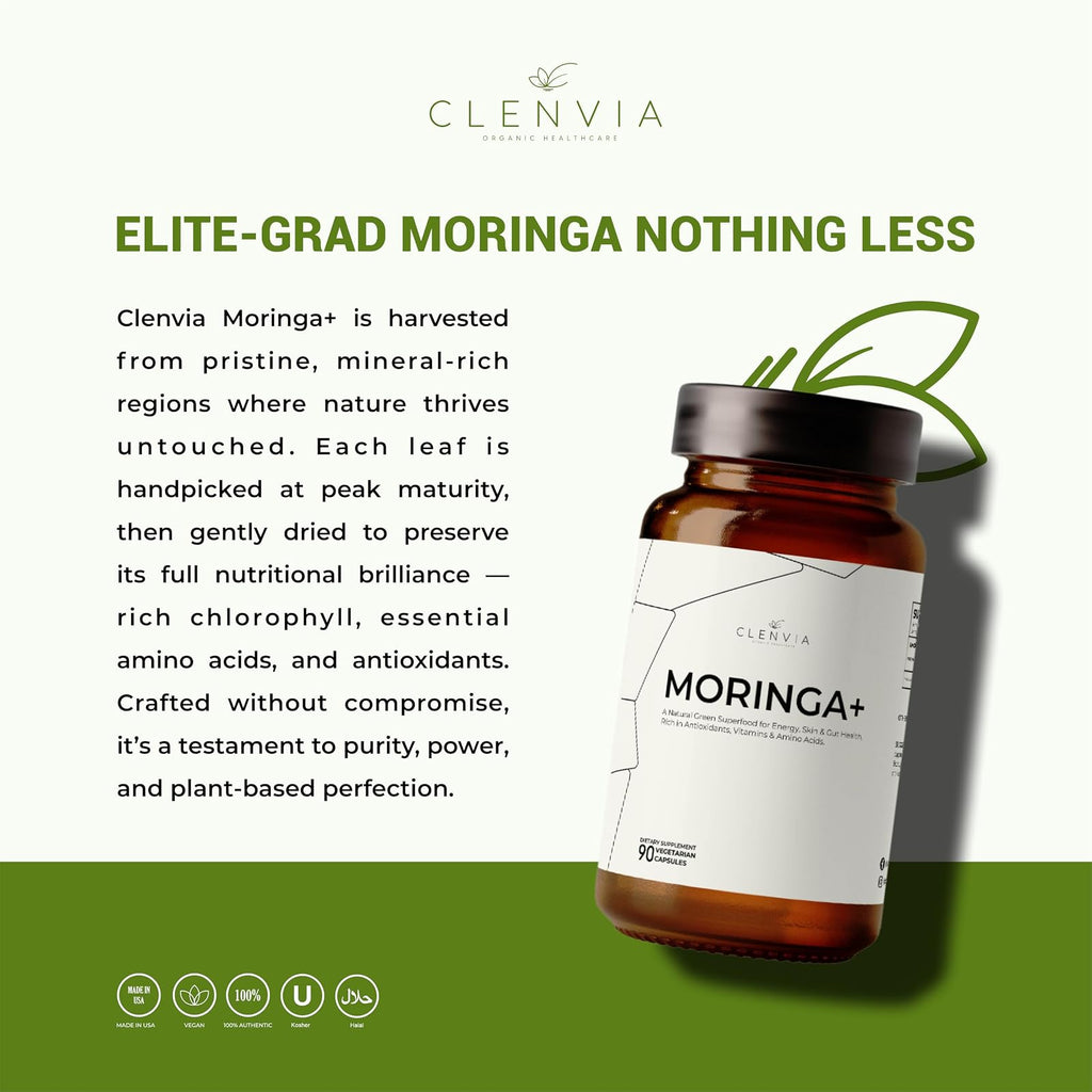 Moringa capsules for healthy lifestyle