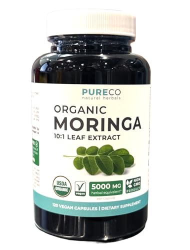 Moringa capsules for herbal nutrition