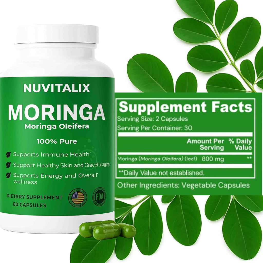 Moringa capsules for immune support
