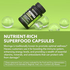 Moringa capsules for immune support