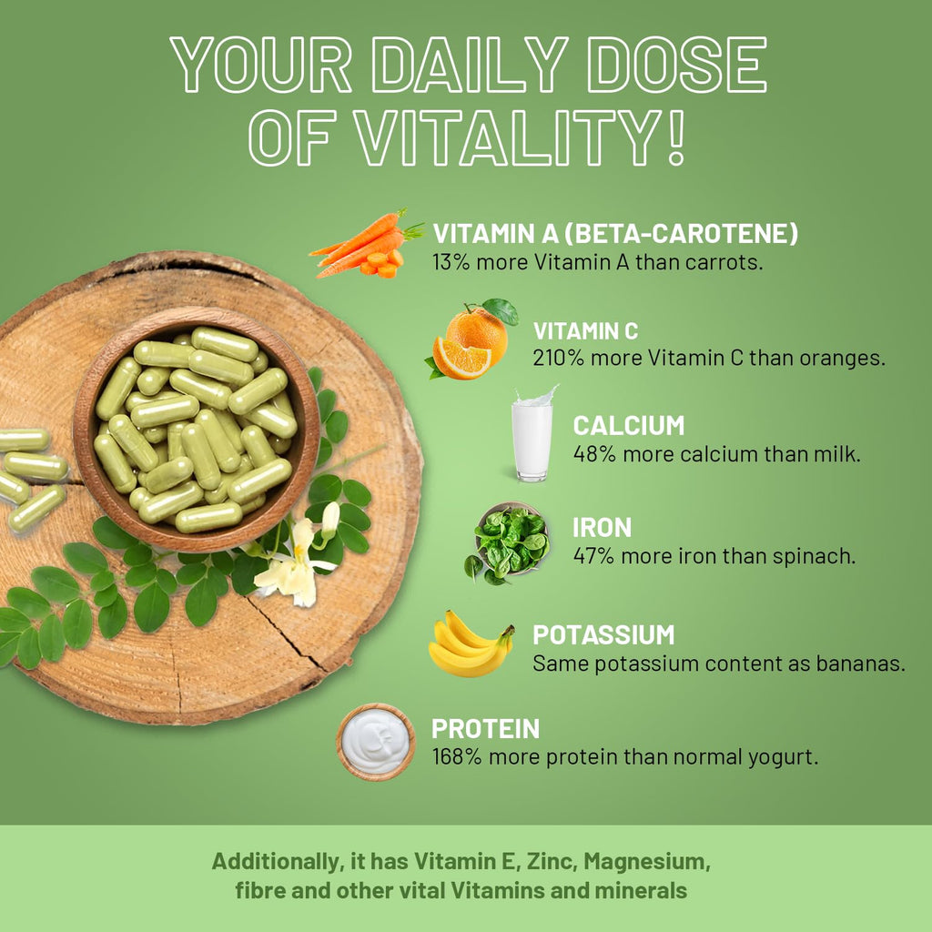 Moringa capsules for immune support