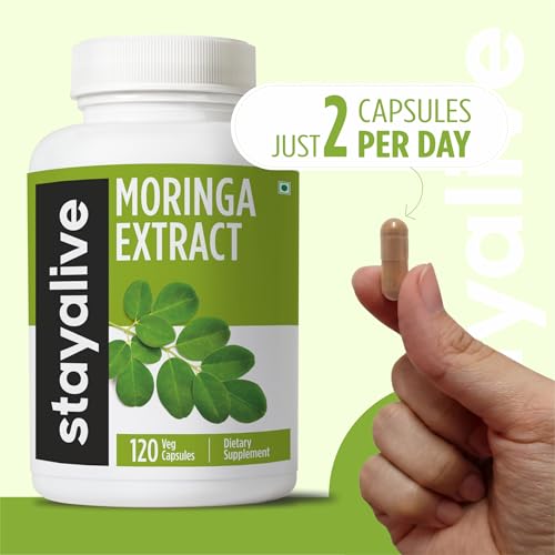 Moringa capsules for natural detox