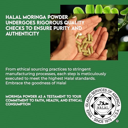 Moringa capsules for natural energy