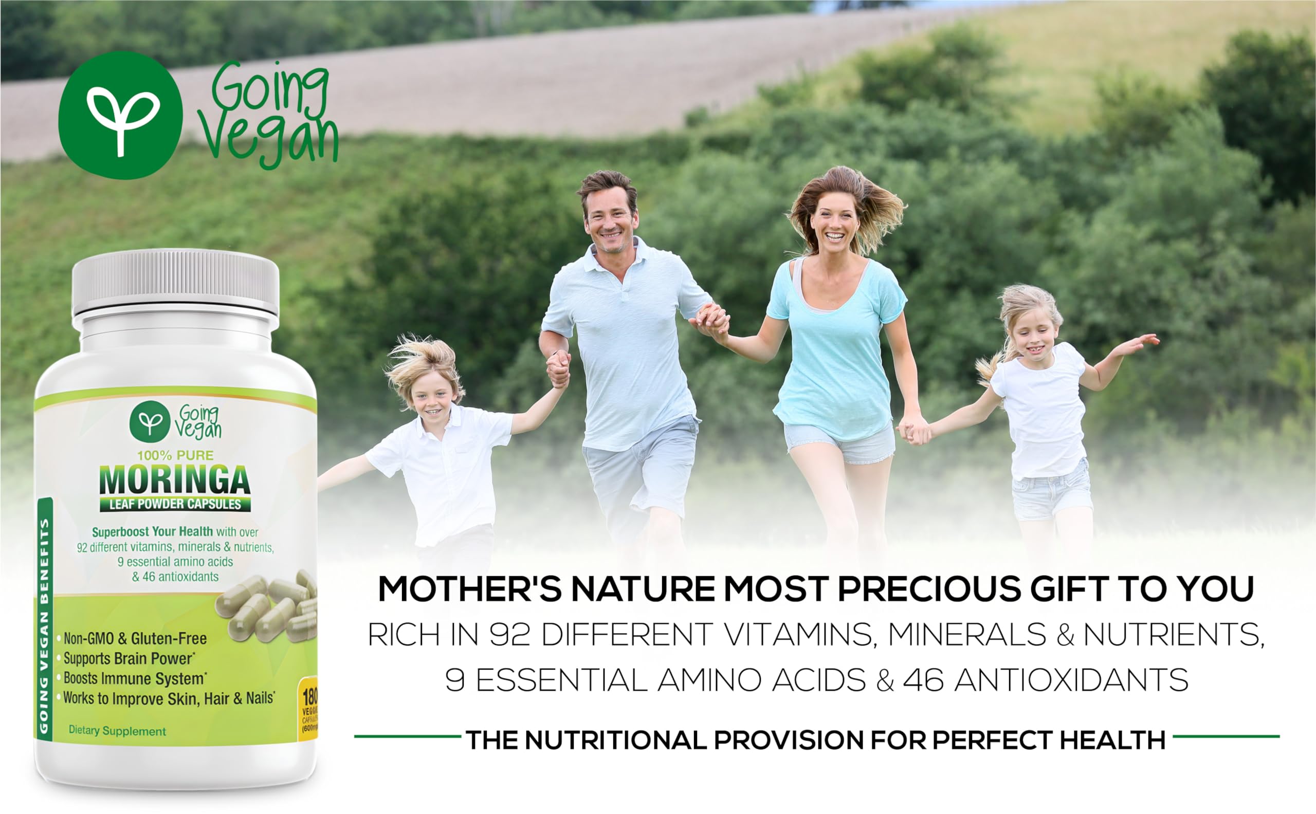 Moringa capsules for stress relief