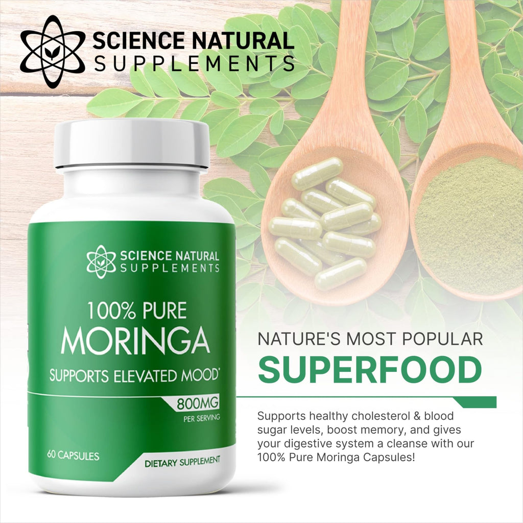 Moringa capsules packed with antioxidants