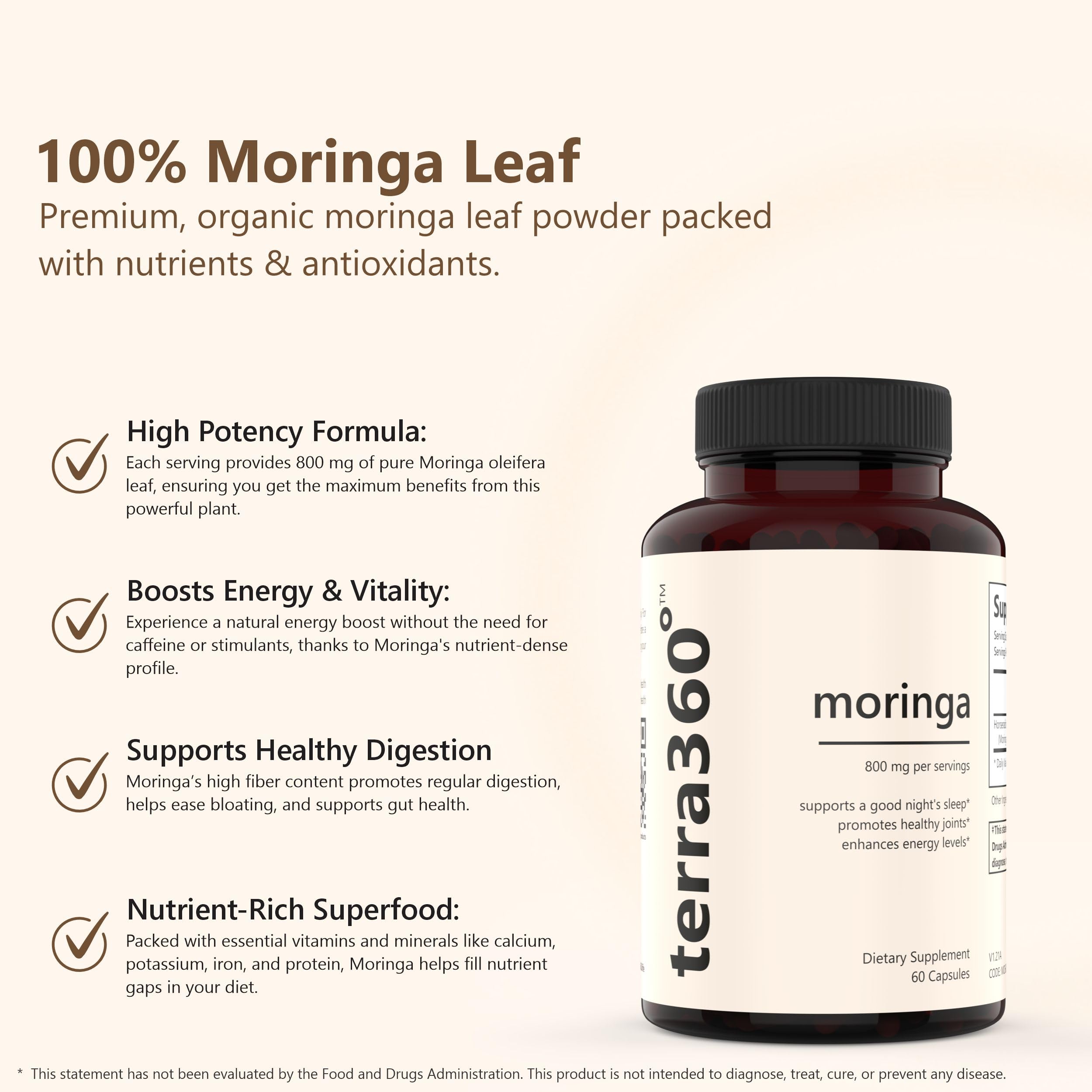 moringa capsules with essential nutrients