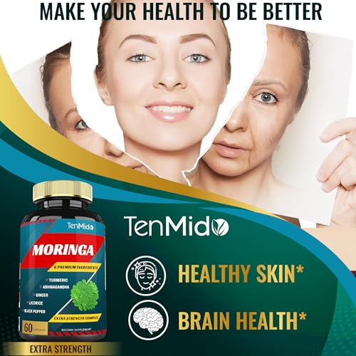 Moringa capsules with herbal blend
