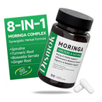 Moringa capsules with Spirulina benefits
