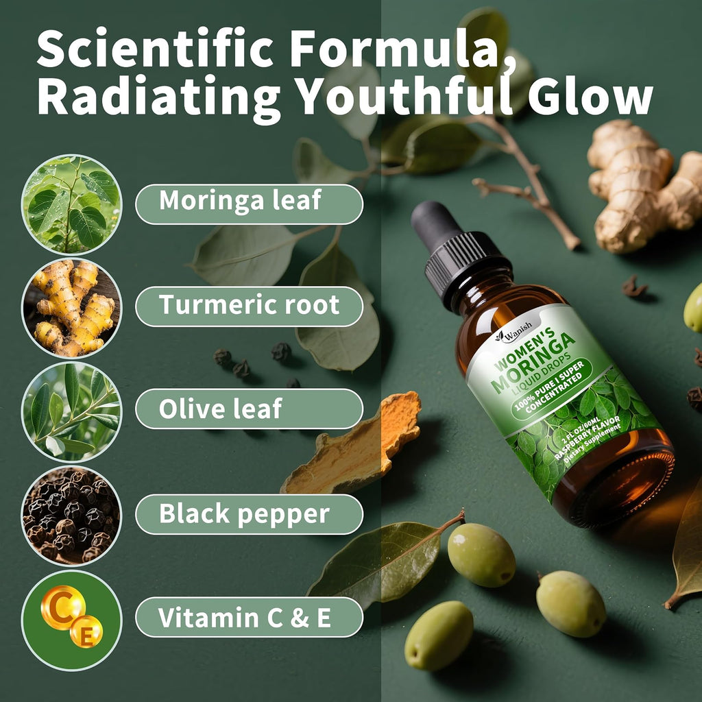 Moringa drops for immune support