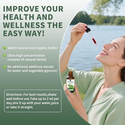Moringa drops for senior health