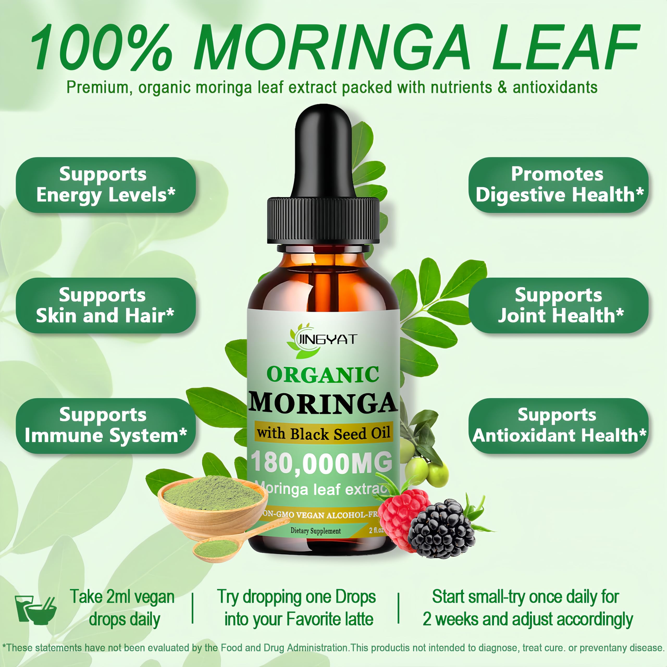 moringa drops for skin vitality