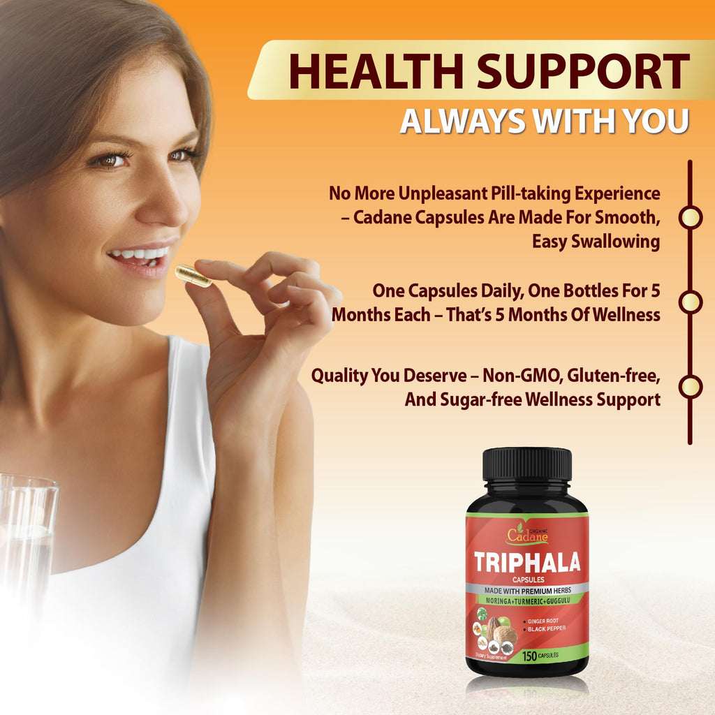 Moringa enriched triphala extract