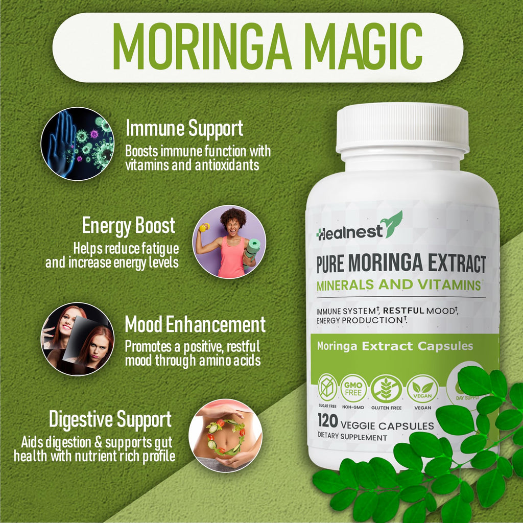 Moringa extract for daily energy boost