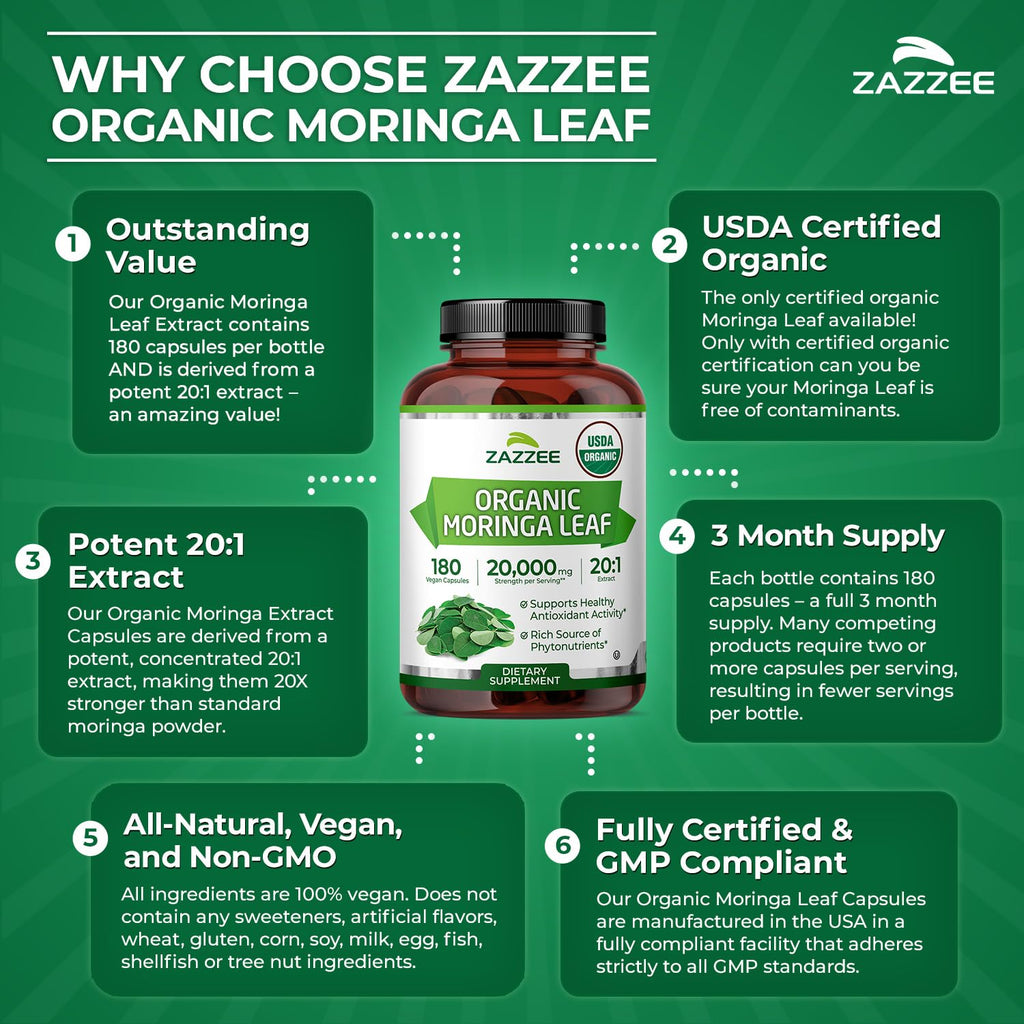 Moringa extract for holistic wellness