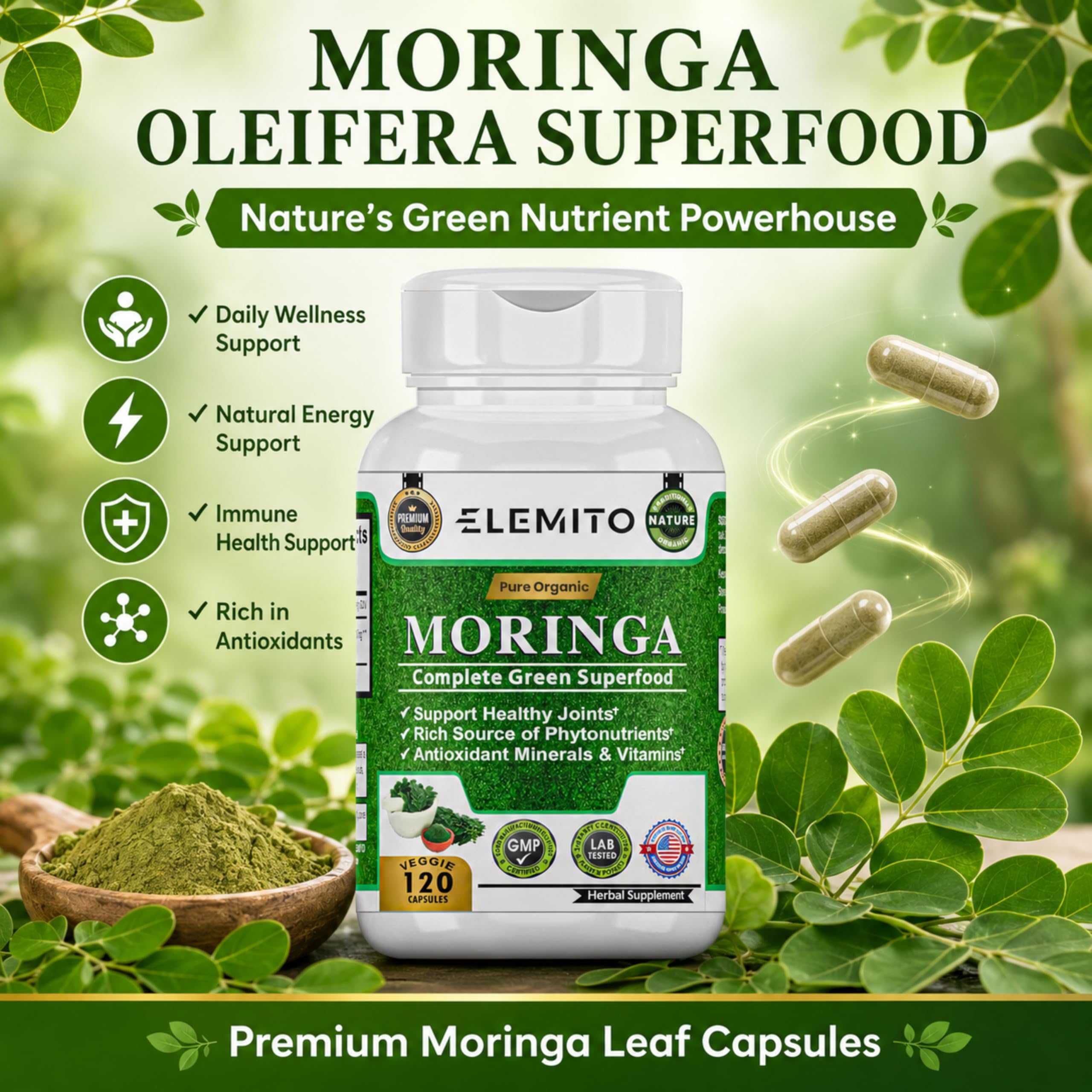 Moringa for metabolism support