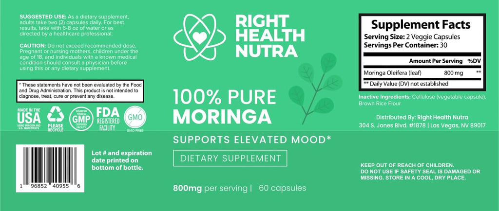 Moringa for overall health benefits