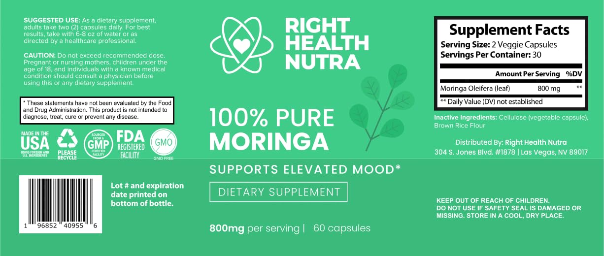 Moringa for overall health benefits