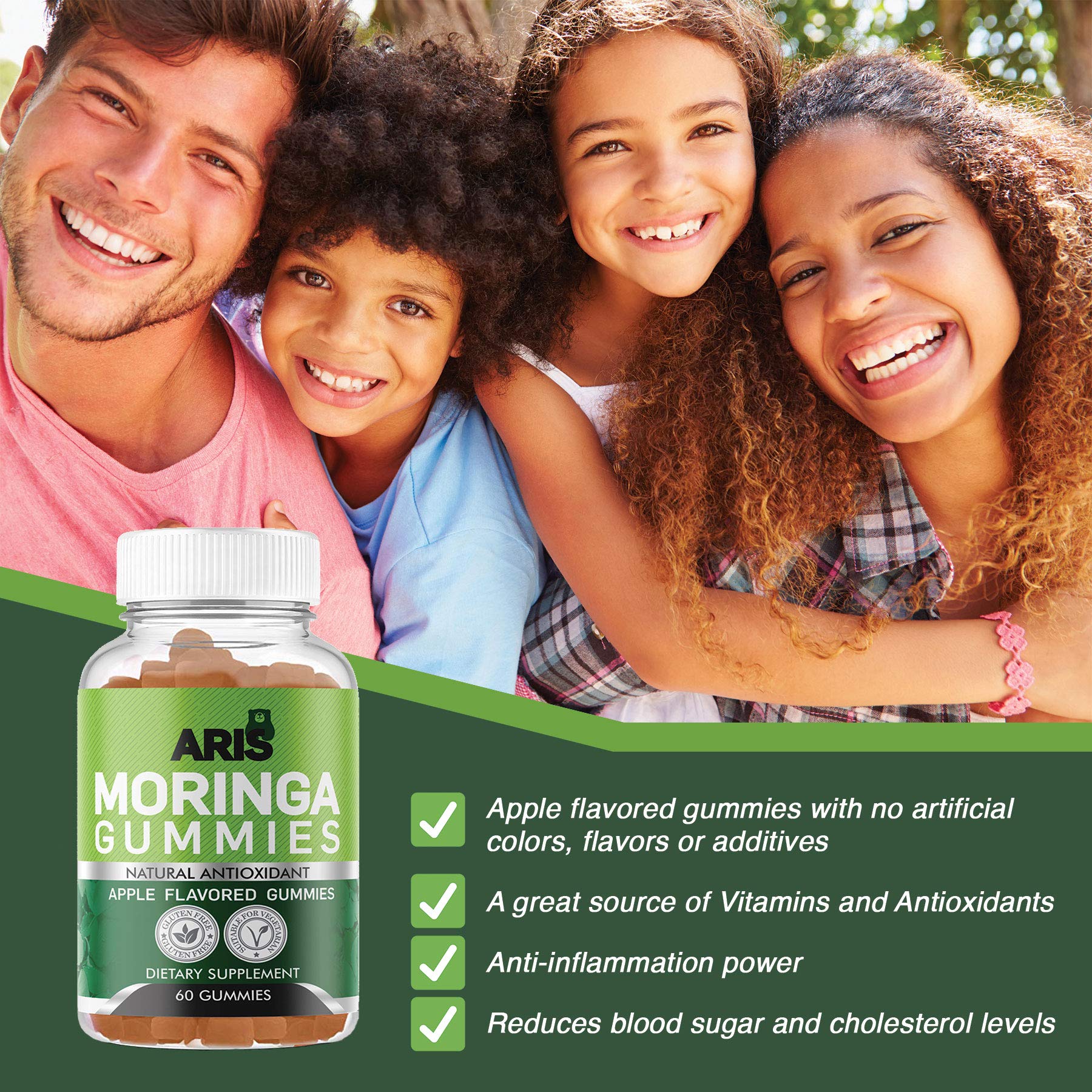 Moringa gummies for daily nutrition boost
