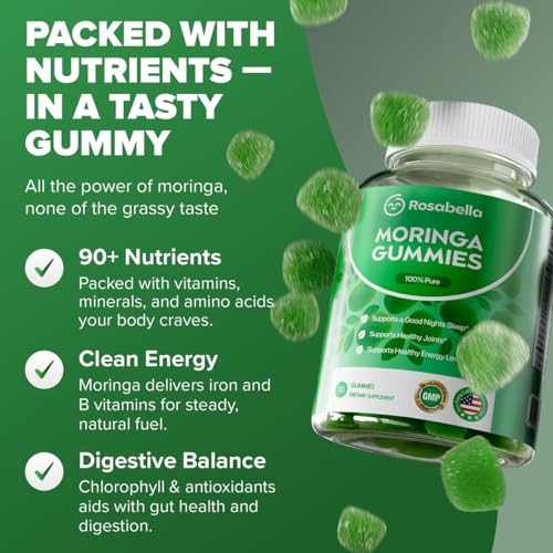 Moringa gummies for men's wellness