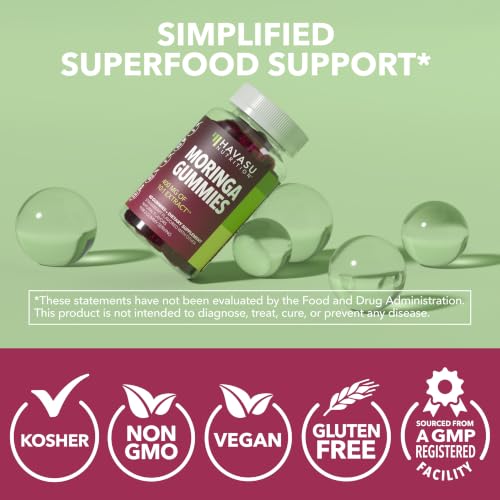 Moringa gummies for overall wellness
