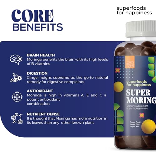 Moringa gummies with ginger extract