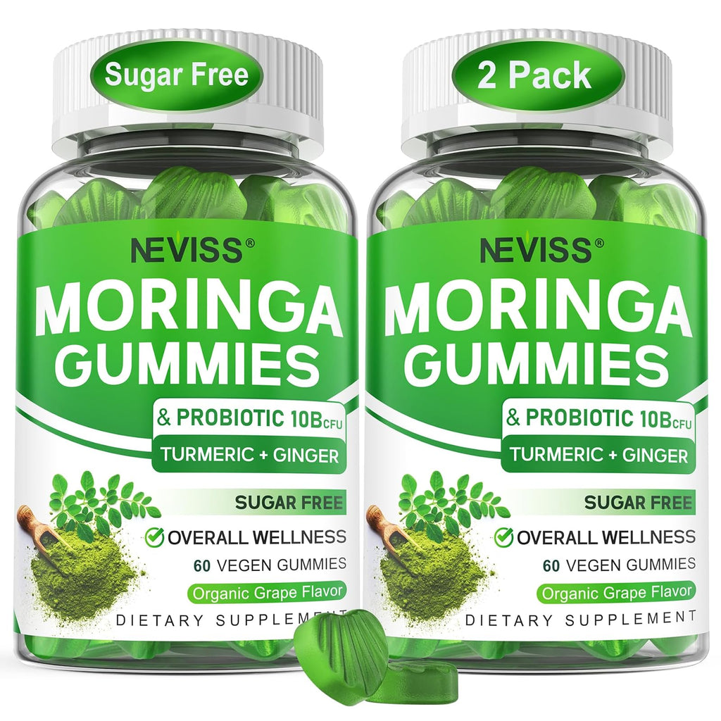 Moringa gummies with turmeric benefits