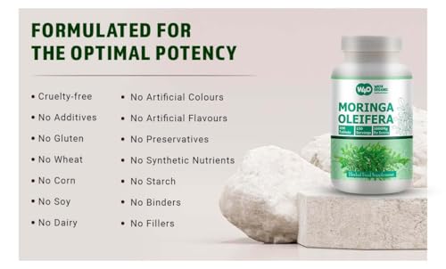 Moringa leaf capsules for active lifestyle