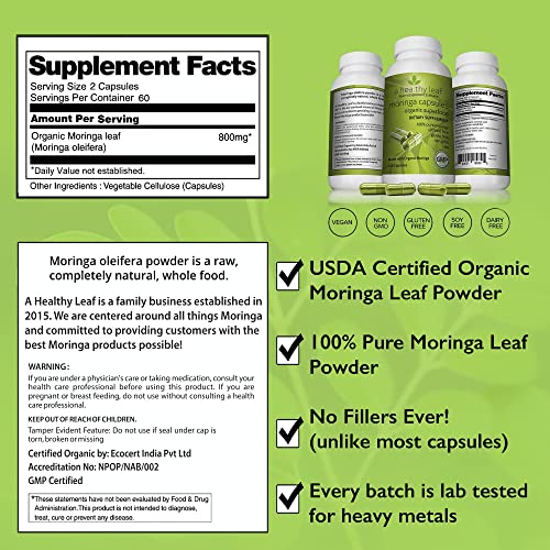 moringa leaf capsules for balanced nutrition