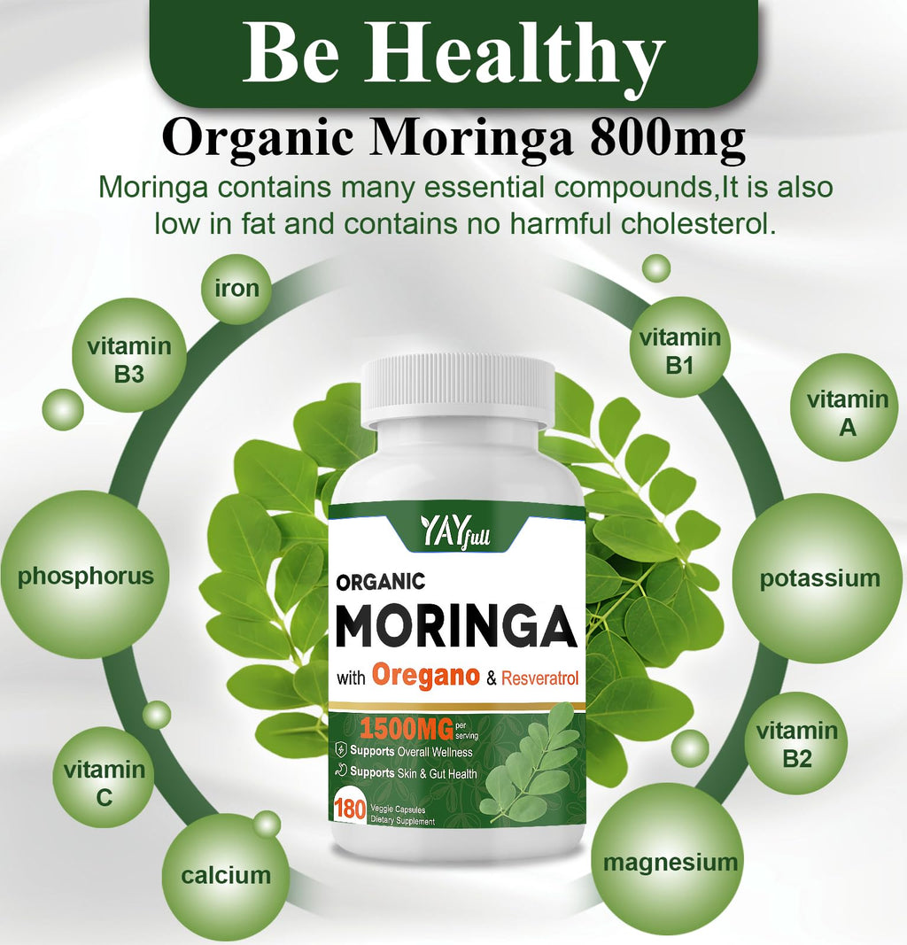 moringa leaf capsules for herbal remedy