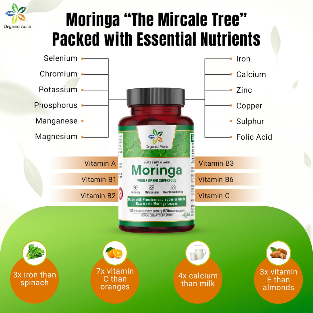moringa leaf capsules for vitality