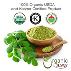 Moringa leaf cut for easy use