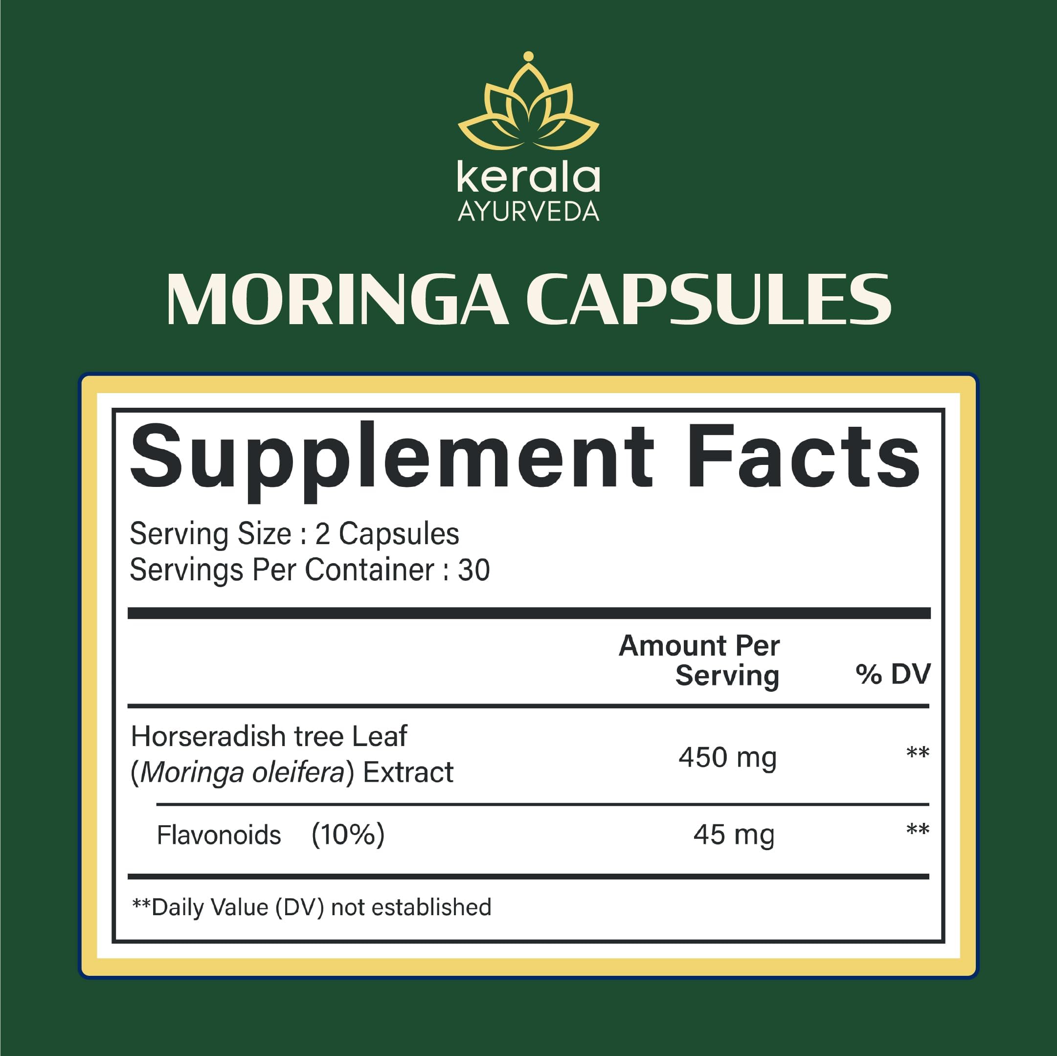 Moringa leaf extract for skin radiance