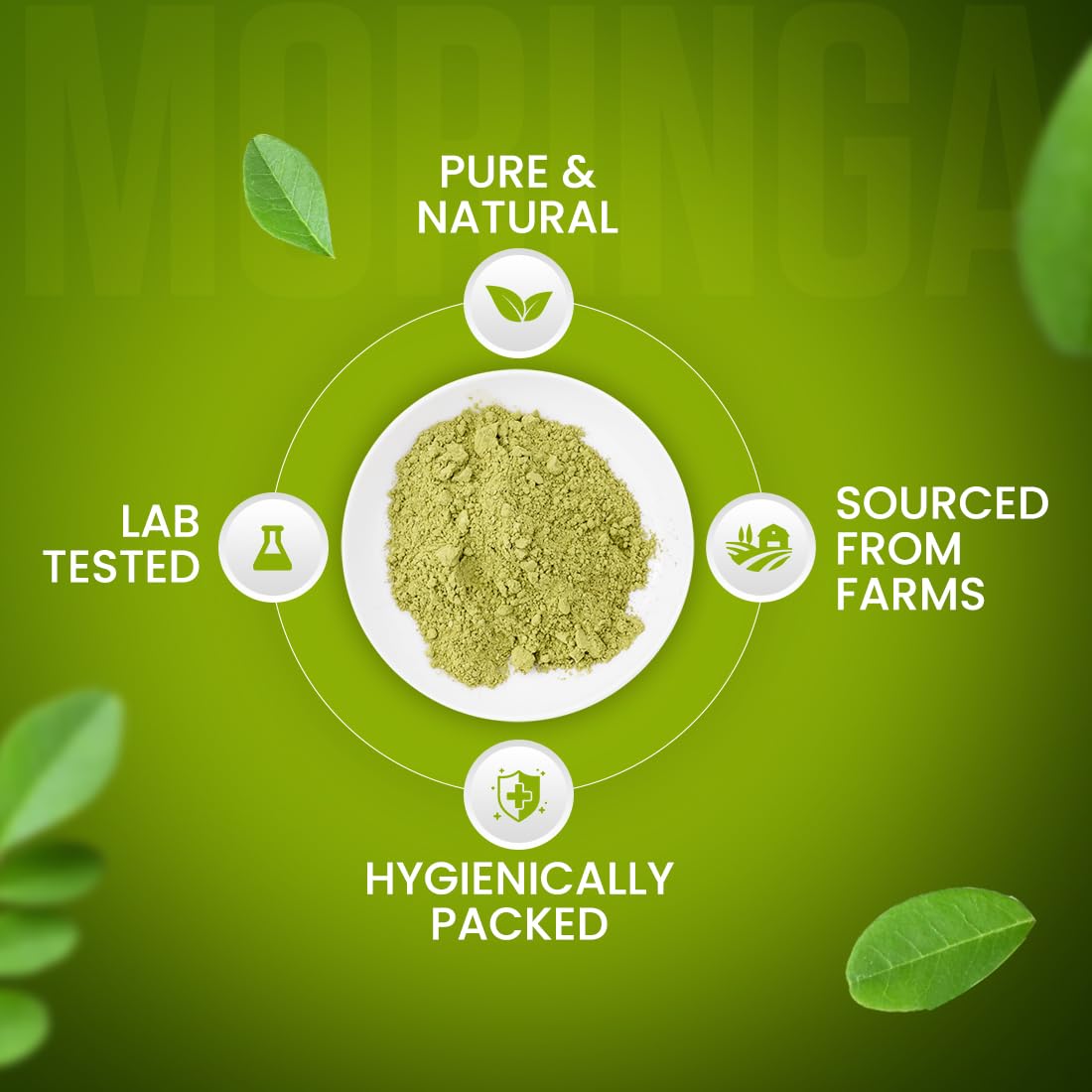 Moringa leaf powder for detox
