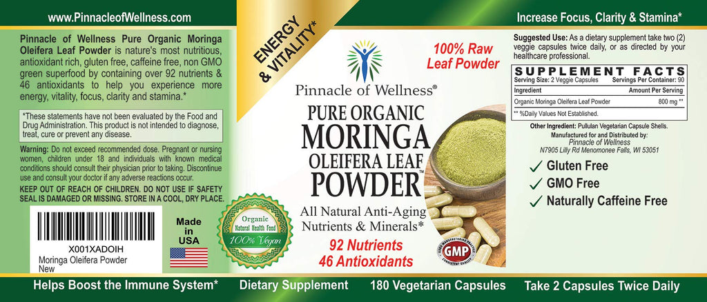 moringa leaf powder for overall health