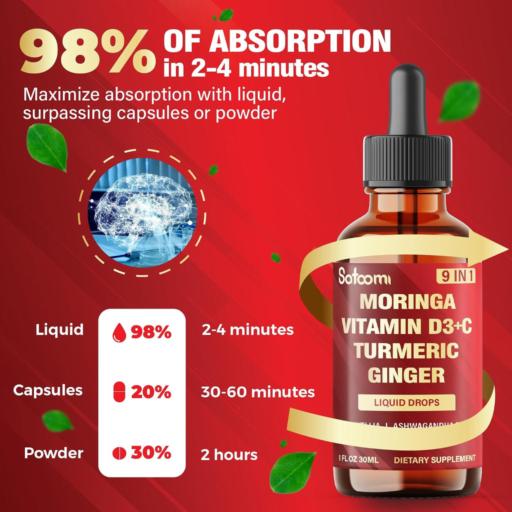 Moringa liquid drops for healthy living