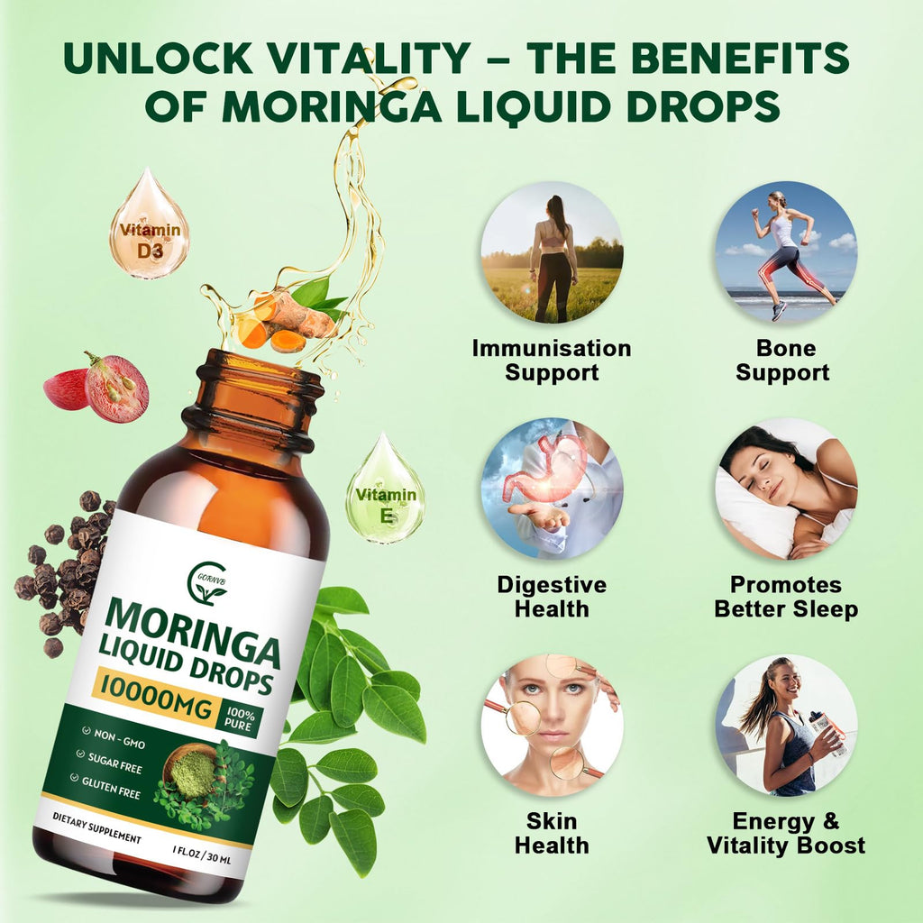 moringa liquid drops for immune support