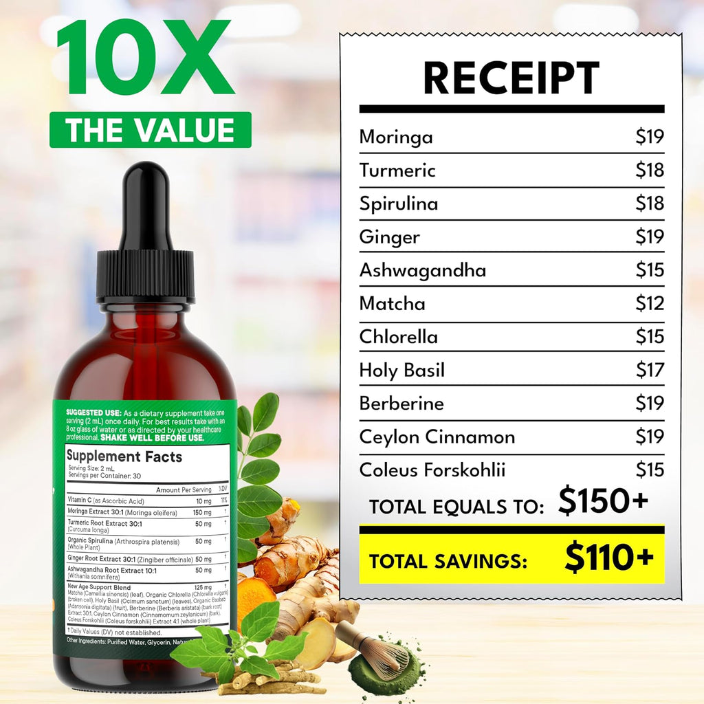 Moringa liquid extract for vitality