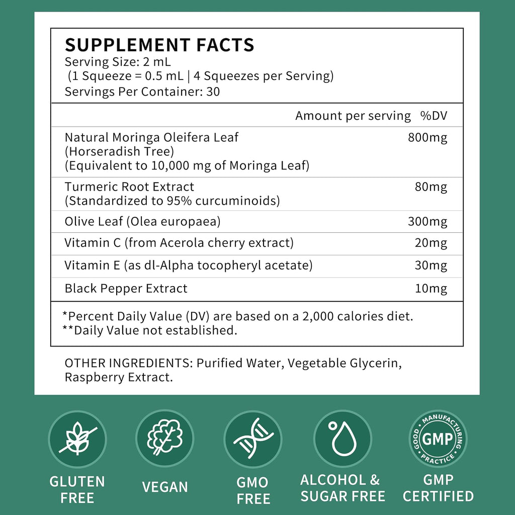 moringa liquid supplement for vitality
